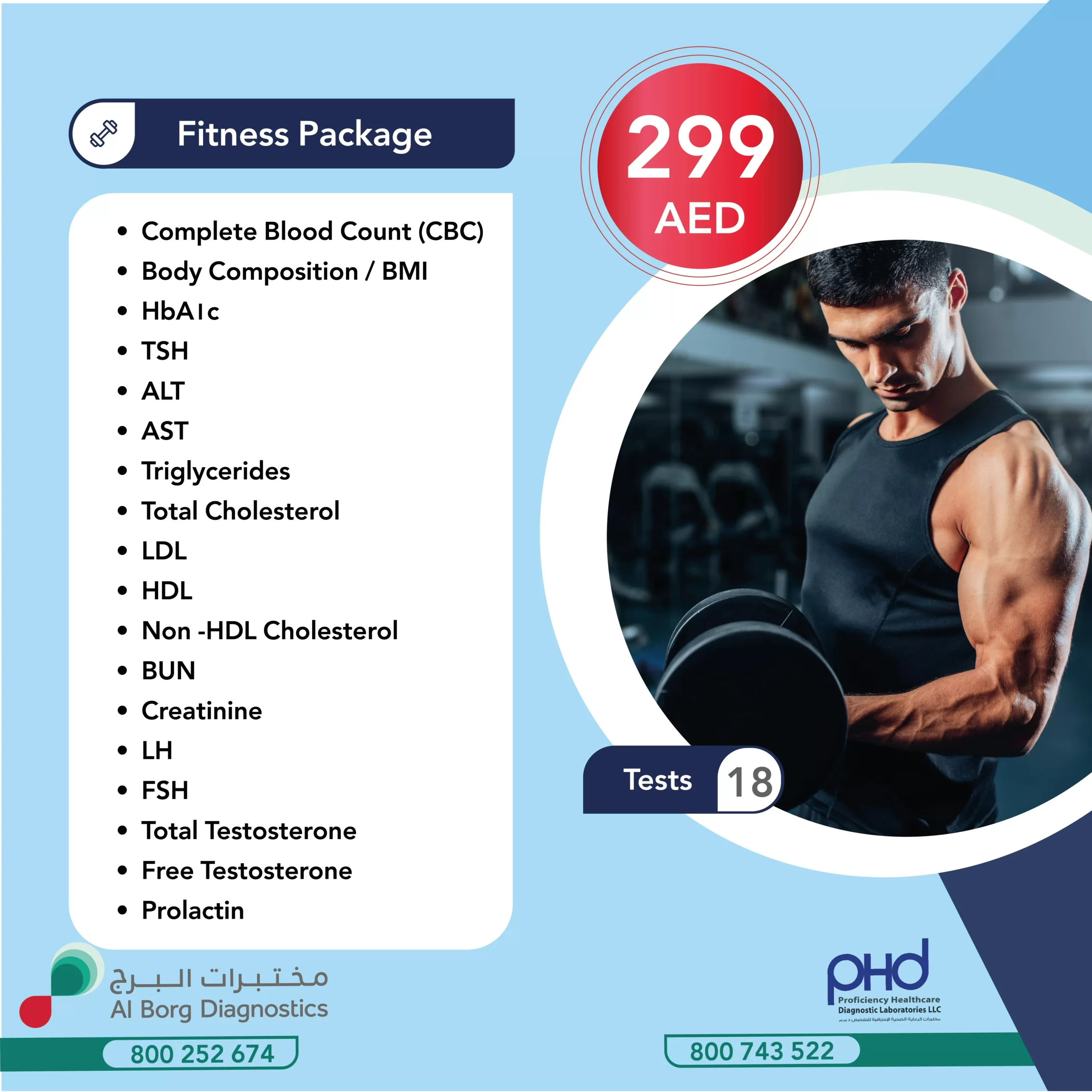 Fitness Package - AL BORG DIAGNOSTICS UAE